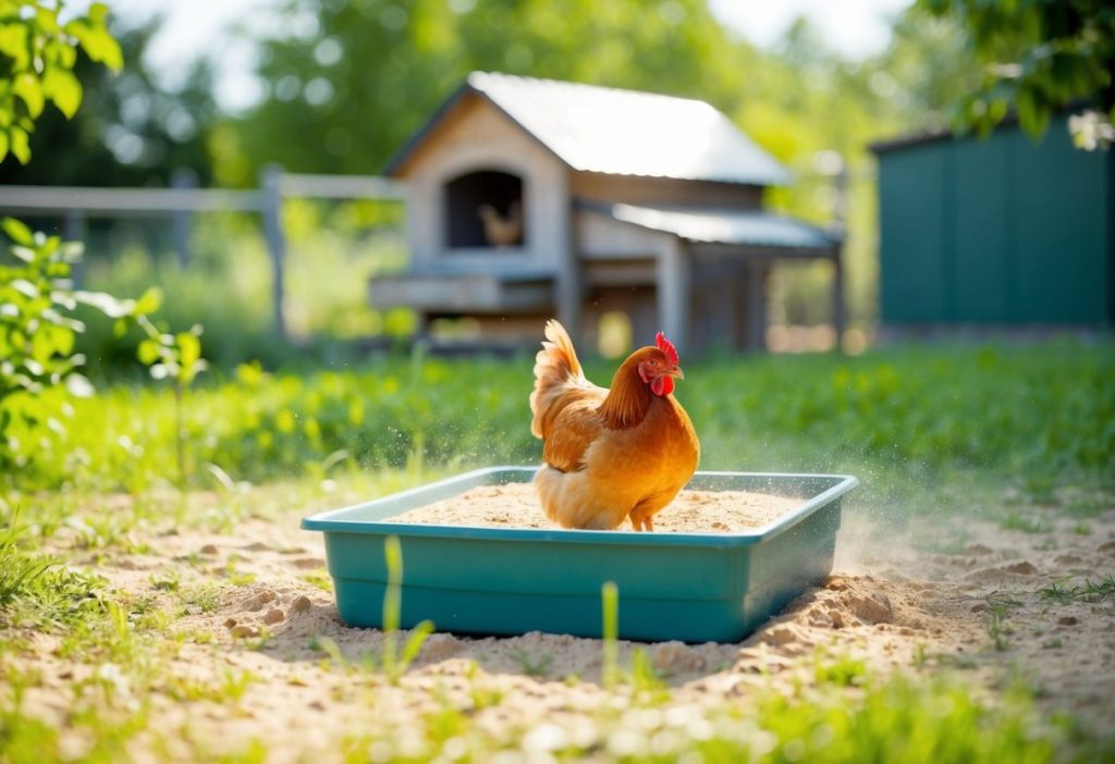 Chicken Dust Bath: Make The Best Dust Bath For Chickens – Green Thumb Daily