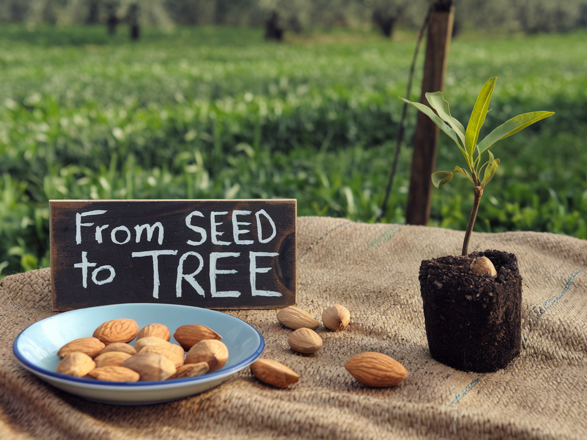 How to Grow an Almond Tree from Seeds: A Step-by-Step Guide - Green ...