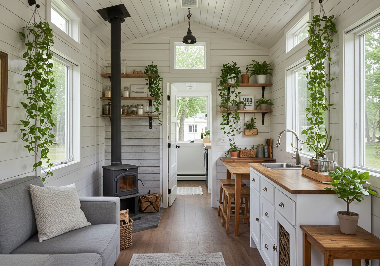 Small Home Interiors: Live Large in a Tiny Space - Green Thumb Daily