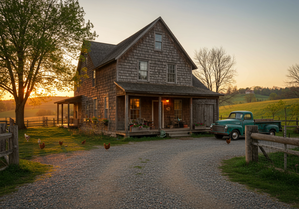 17 Stunning Rustic Farmhouse Exteriors That Will Inspire You – Green ...