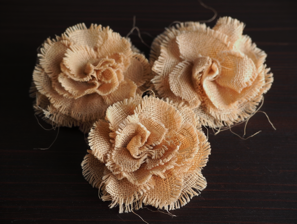 Learn How to Make Burlap Flowers with My Easy Tutorial – Green Thumb Daily