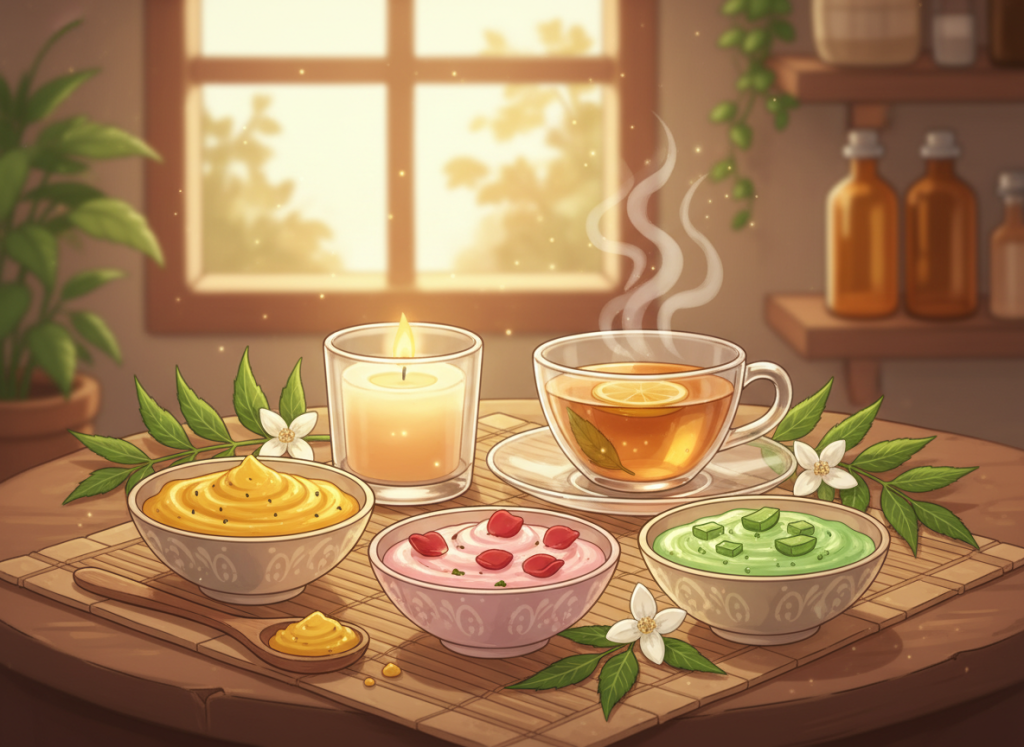 Homemade facial mask recipes using Ayurveda and exotic ingredients ...